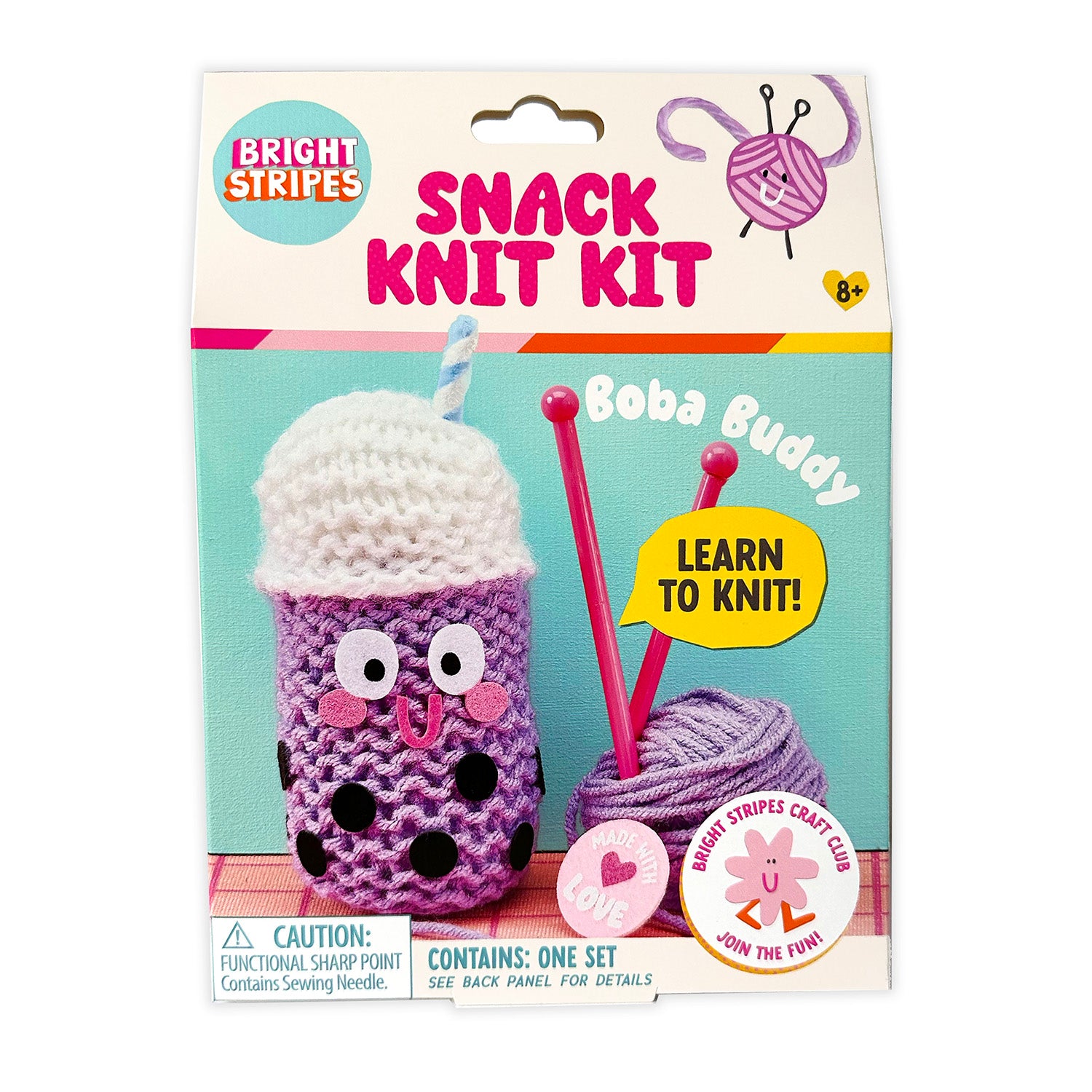 Snack Knit Kit - Boba Buddy – brightstripes